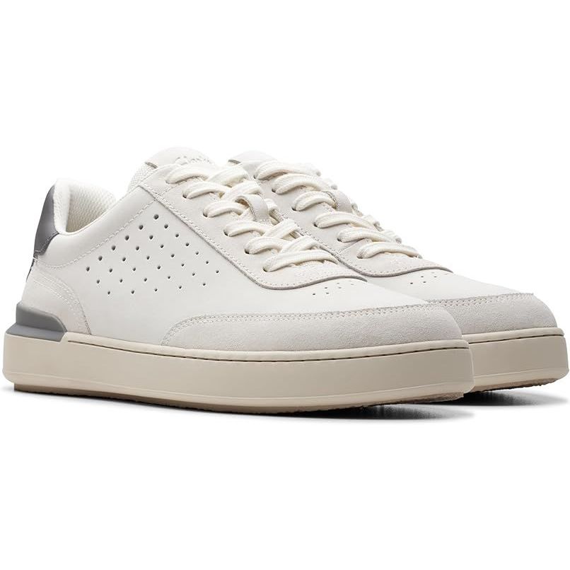 Clarks Courtlite Run White Nubuck online kopen! | G-Level