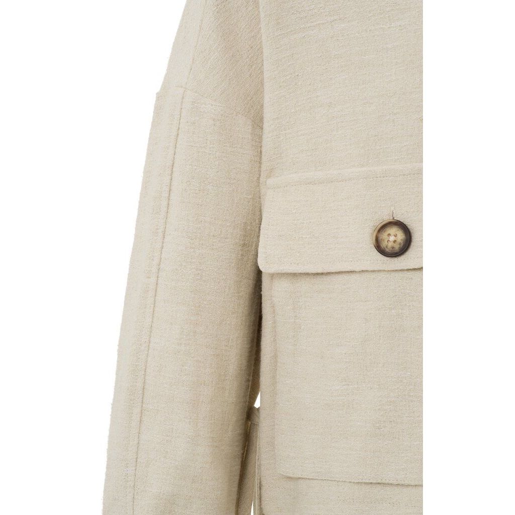 YAYA oversized boxy jacket with pockets sand online kopen! | G-Level