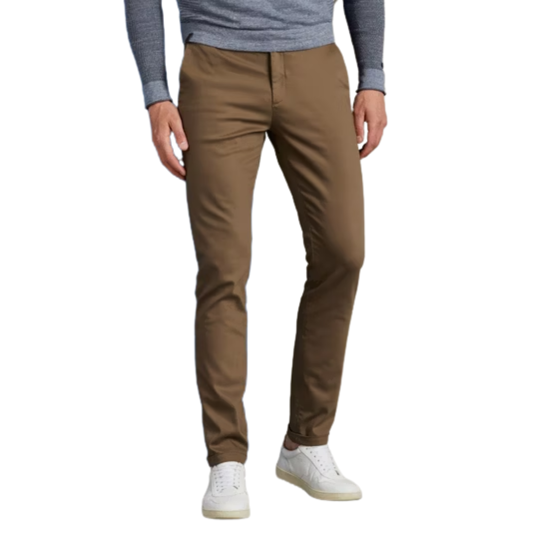 Cast Iron riser chino stretch brown online kopen! | G-Level
