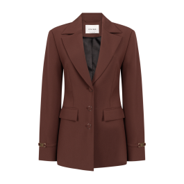 Aaiko emilie fancy r pes blazer spicy chocolate online kopen! | G-Level