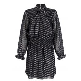 Aaiko lori zigzag pes dress silver online kopen! | G-Level
