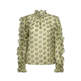 Aaiko romy flower lyo blouse palm online kopen! | G-Level