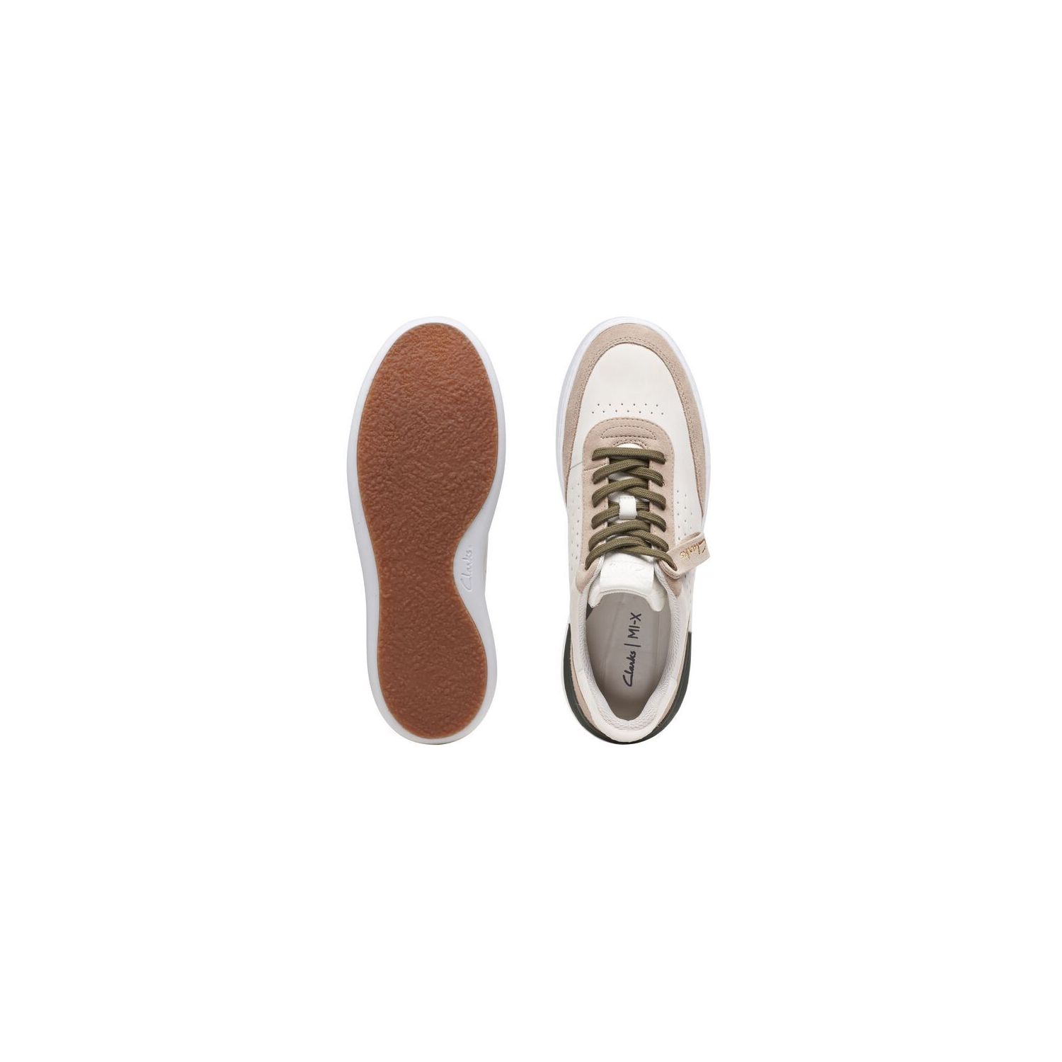 Clarks CourtLite Tor Off White Combi online kopen. | G-Level