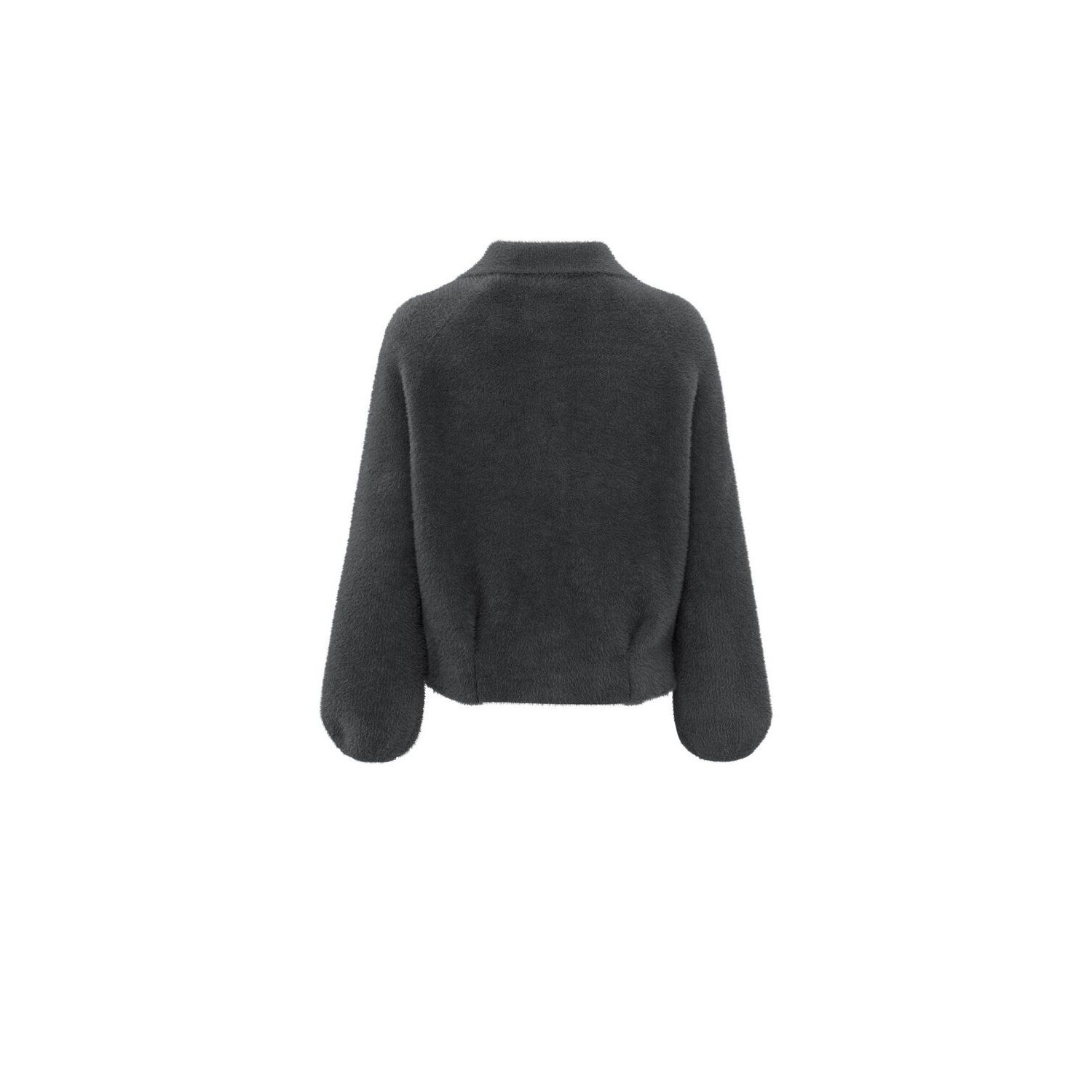 Yaya furry cardigan with buttons phantom online kopen! | G-Level