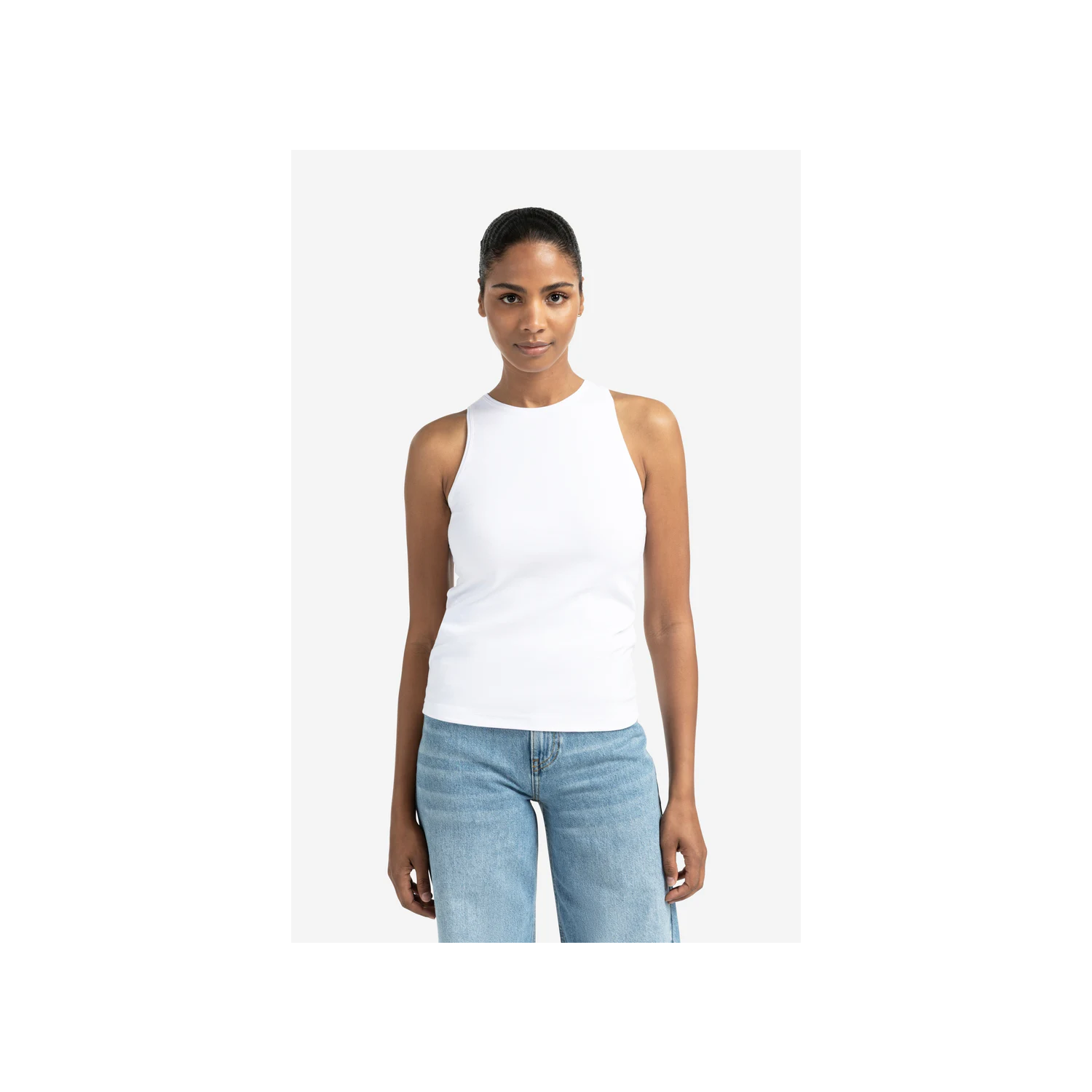 YAYA Witte haltertop pure white online kopen! | G-Level