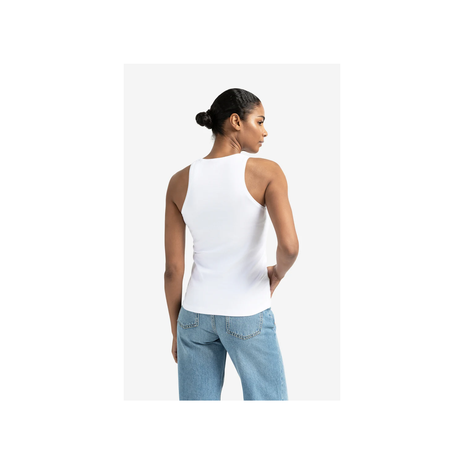 YAYA Witte haltertop pure white online kopen! | G-Level