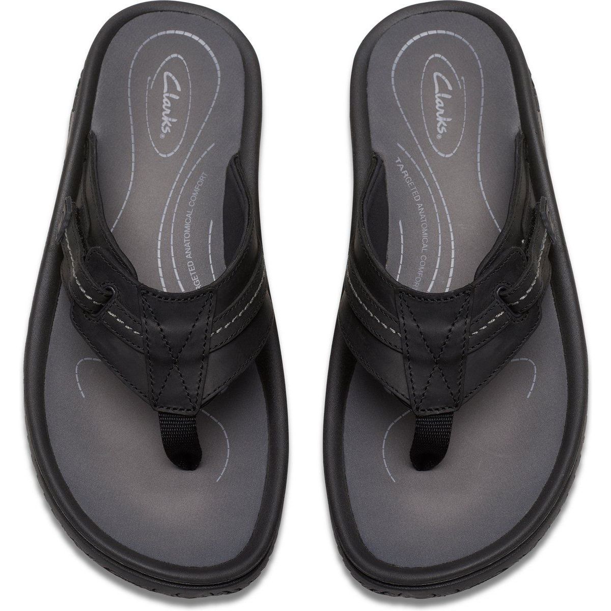 Clarks Wesley Sun BLack Leather online kopen! | G-Level